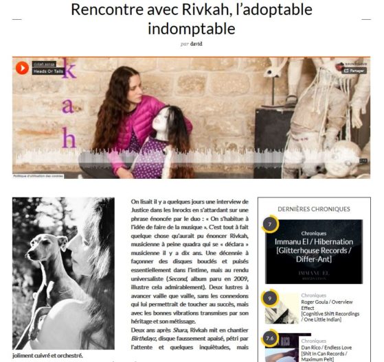 Dossier de presse - Rivkah
